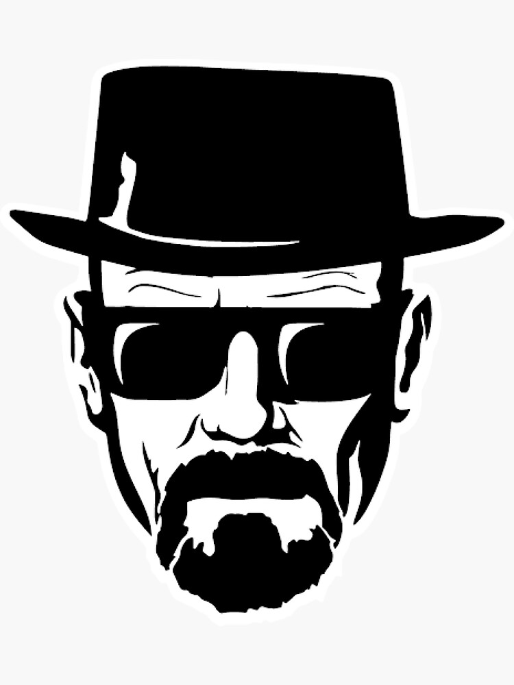 "heisenberg" Sticker by AMAZK | Redbubble
