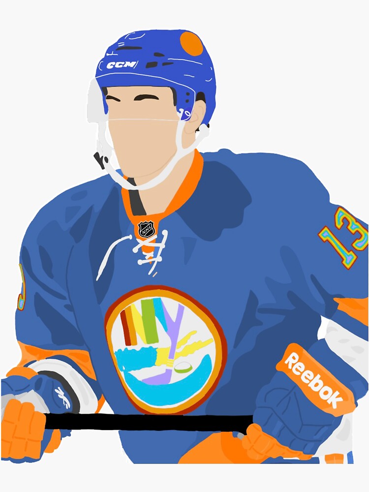 "Mat Barzal Pride Jersey" Sticker for Sale by abbyyyyf | Redbubble