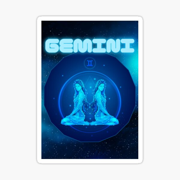 "GEMINI - Astrology & Zodiac Sign" Sticker for Sale by Epantha | Redbubble