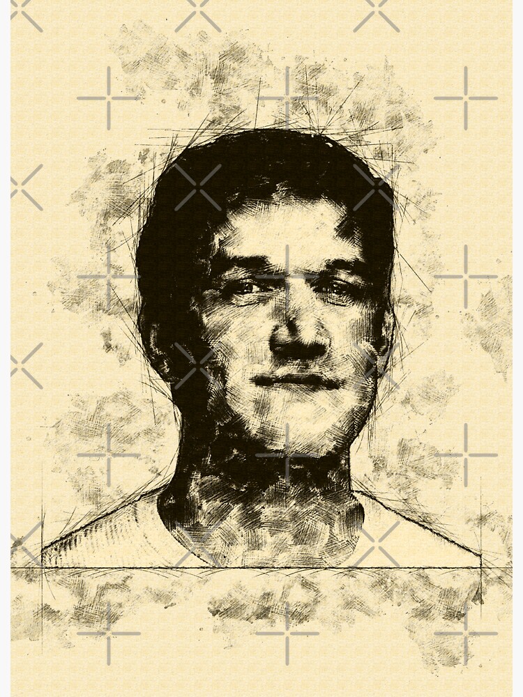 "Bo Burnham Custom Made Vintage Sketch Portrait-Bo Burham: Inside ...