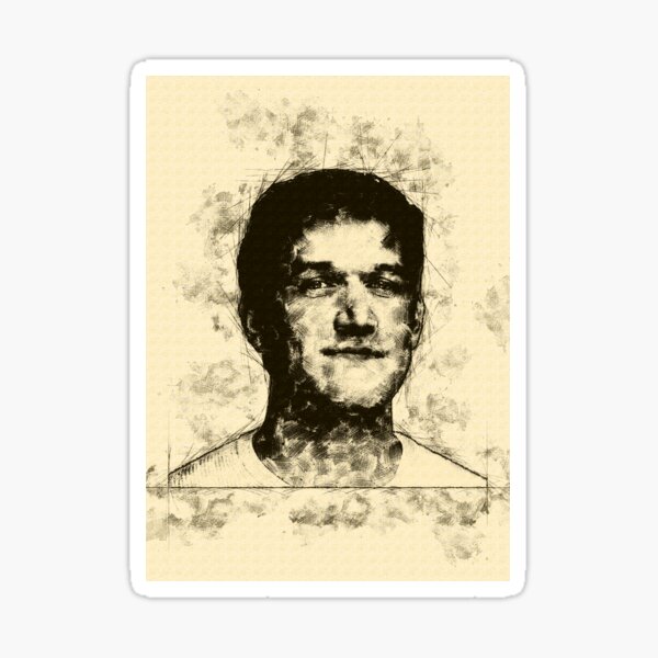 "Bo Burnham Custom Made Vintage Sketch Portrait-Bo Burham: Inside ...