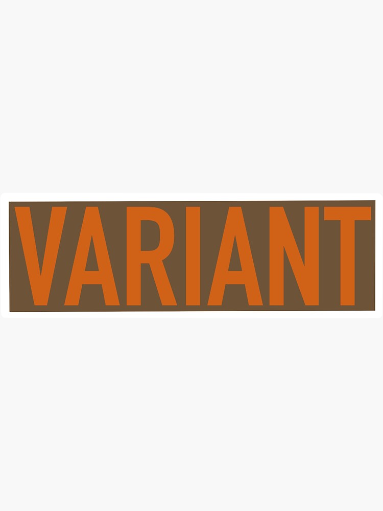"Variant sticker " Sticker for Sale by jordanelanna | Redbubble