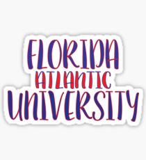Florida Atlantic University: Stickers | Redbubble
