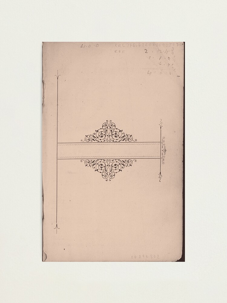 "Vintage Swirl Book Page" Photographic Print for Sale by lollylocket ...