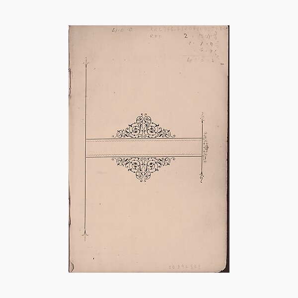 "Vintage Swirl Book Page" Photographic Print for Sale by lollylocket ...