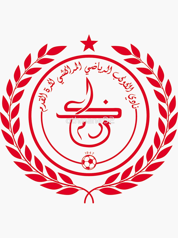 "kawkab athletec club marrakech kacm team" Sticker for Sale by ...