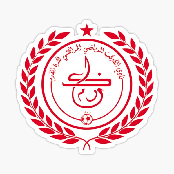 "kawkab athletec club marrakech kacm team" Sticker for Sale by ...