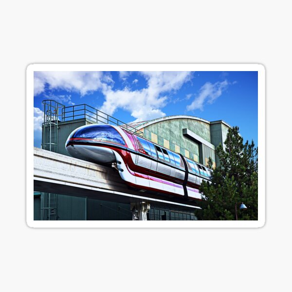 "Soarin On The Monorail" Sticker by RandyDyer | Redbubble