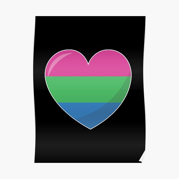 "Polysexual Pride Heart Gift, Polysexual Love, Polysexual Love is Love ...