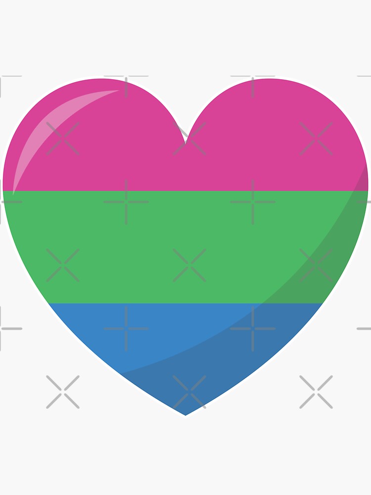 "Polysexual Pride Heart Gift, Polysexual Love, Polysexual Love is Love ...