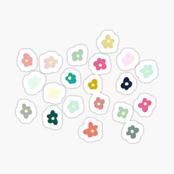 "Mini flower sticker pack" Sticker for Sale by samyemorrisonn | Redbubble