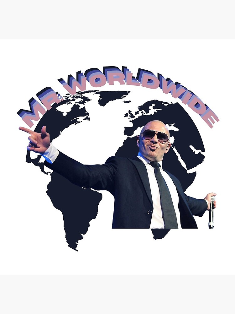 Pitbull aka Mr Worldwide Premium Matte Vertical Poster sold by Sphere ...