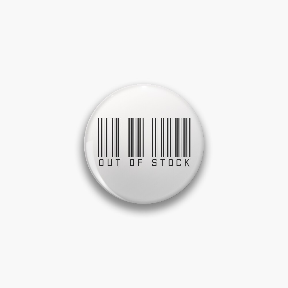 "out of stock" Sticker for Sale by HighFramerate | Redbubble
