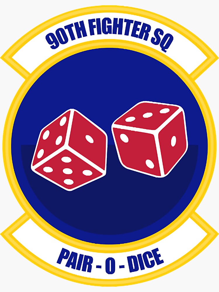 "90th Fighter Squadron " Sticker for Sale by Esosa23 | Redbubble