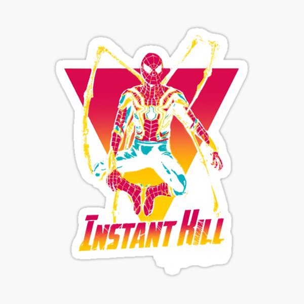 "Instant Kill activated " Sticker for Sale by yerAdabelle | Redbubble