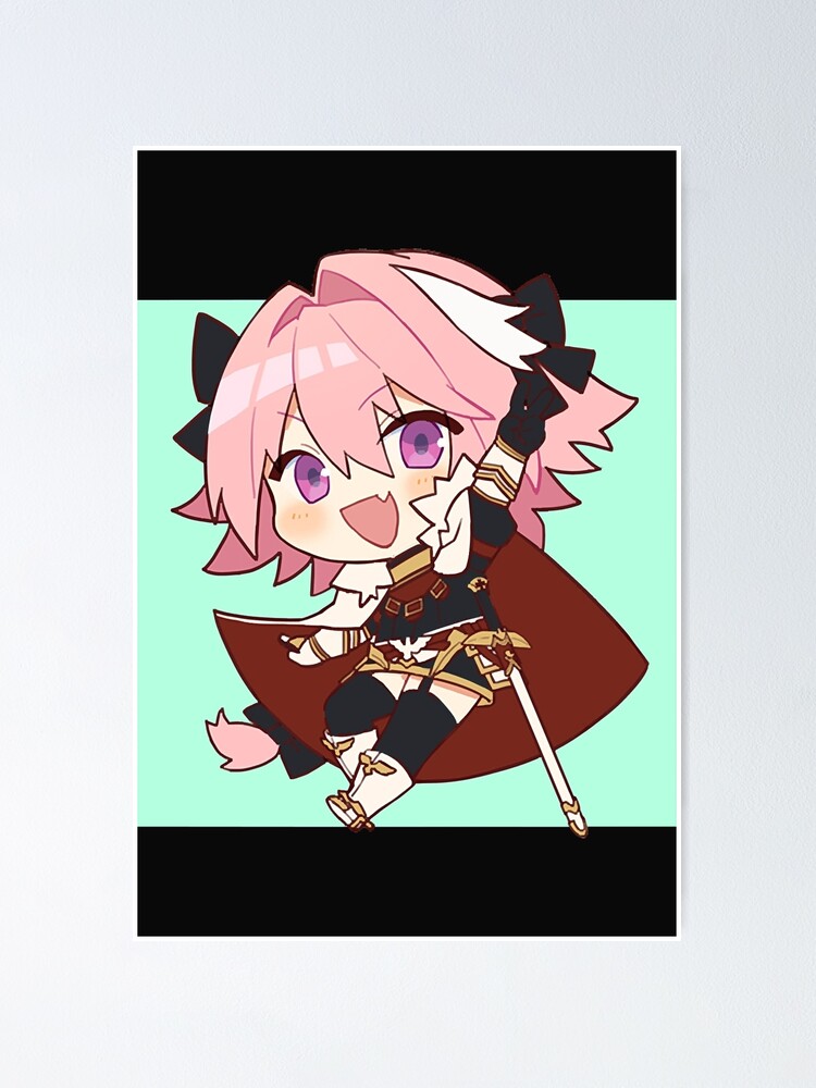"Chibi Astolfo Fate " Poster by nniKwaterski | Redbubble