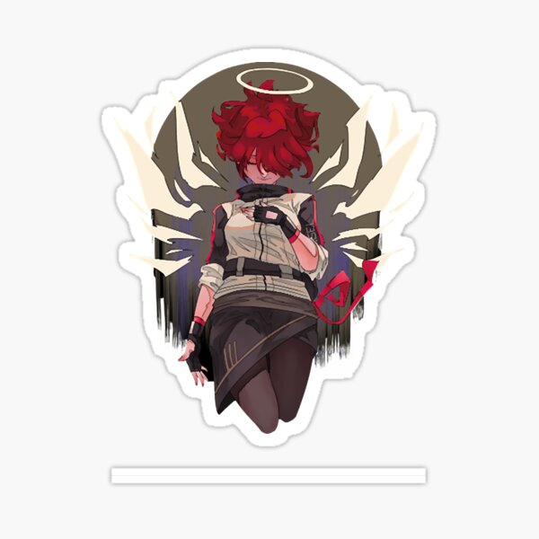 "Exusiai Arknights" Sticker for Sale by nniKwaterski | Redbubble