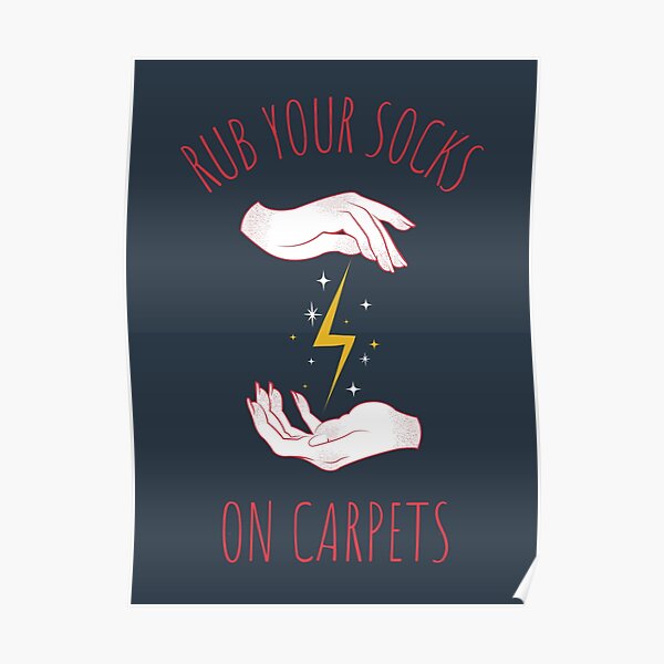 "Static Electricity" Poster for Sale by TenkenNoKaiten | Redbubble