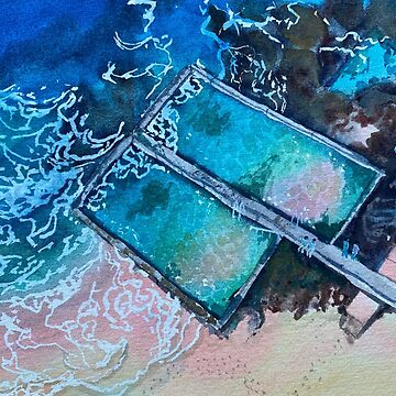 "Austinmer Rock Pool" Poster for Sale by Brooke Ayton | Redbubble