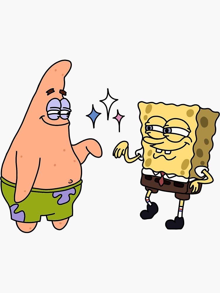 "transgender pride spongebob" Sticker for Sale by eliseabbott | Redbubble