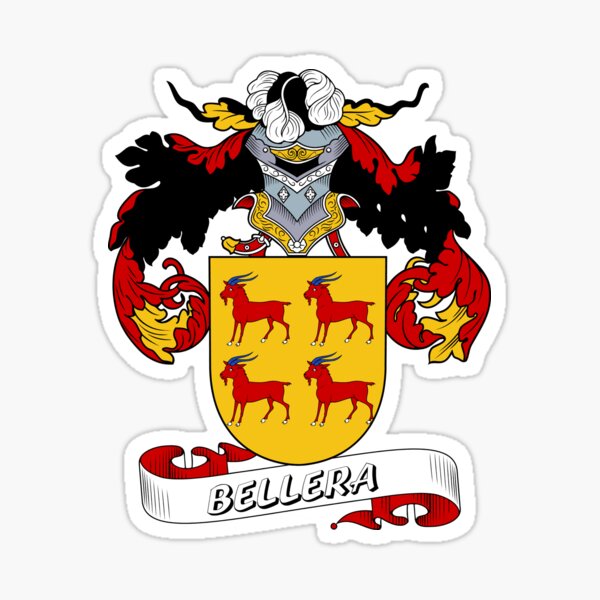 "Bellera" Sticker for Sale by HaroldHeraldry | Redbubble