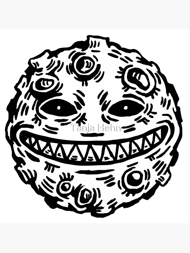 Evil Moon Drawings