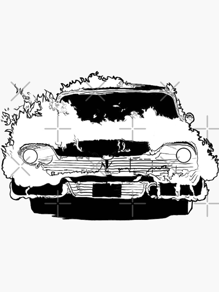 "Christine" Sticker for Sale by Diox-strangest | Redbubble