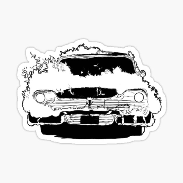 "Christine" Sticker for Sale by Diox-strangest | Redbubble