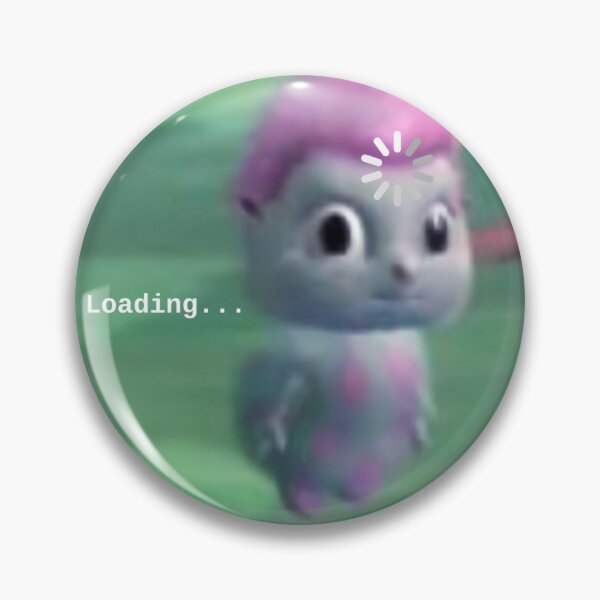 "Bibble Buffering" Pin for Sale by Gonzine | Redbubble