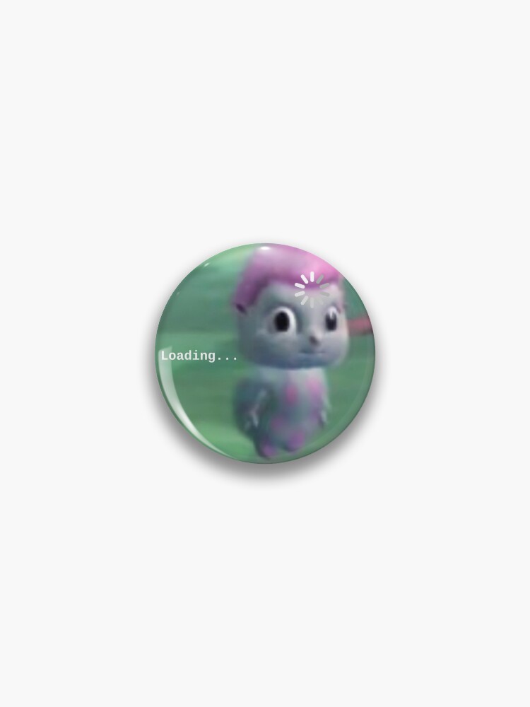 "Bibble Buffering" Pin for Sale by Gonzine | Redbubble