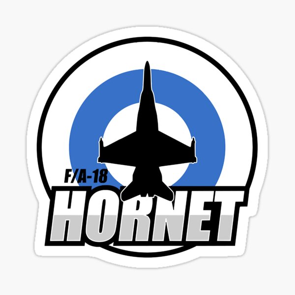 "FA-18 Hornet " Sticker by Esosa23 | Redbubble