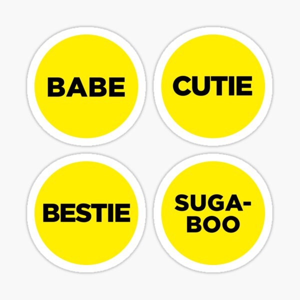 "Yellow Buzzfeed Sticker - Bae Pack" Sticker for Sale by goal-getter ...