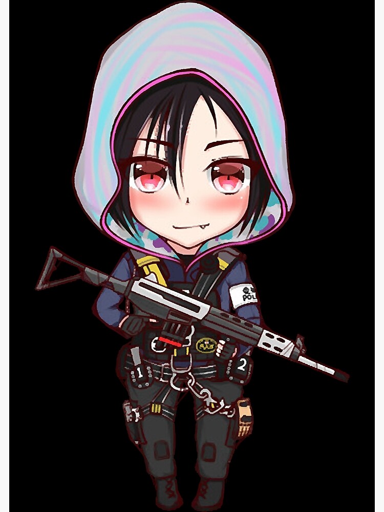 "R6 Hibana Chibi Design " Poster by AlissiaTemple00 | Redbubble