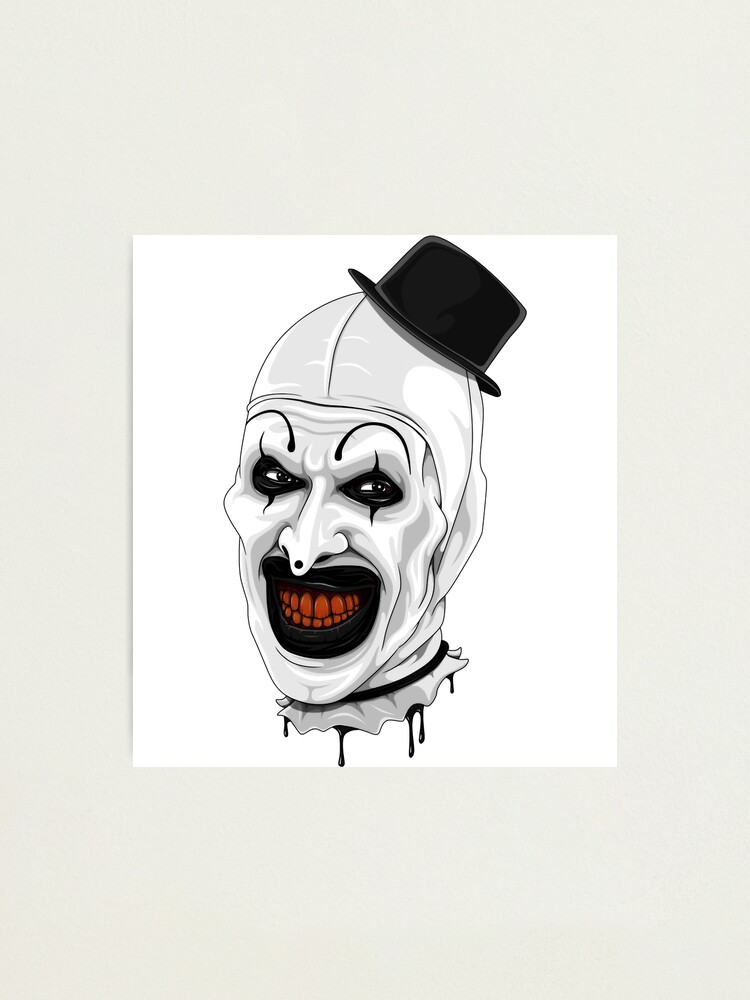 "Art the Clown terrifier movie halloween " Photographic Print for Sale ...