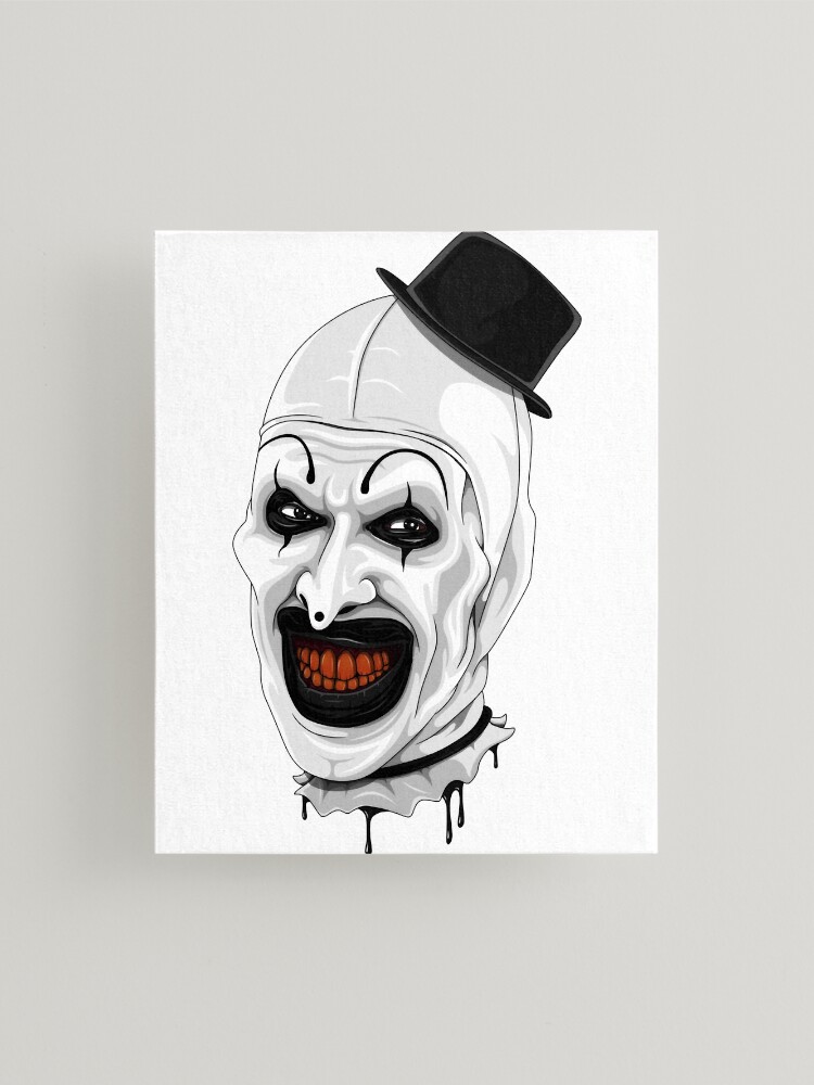 "Art the Clown terrifier movie halloween " Mounted Print for Sale by ...