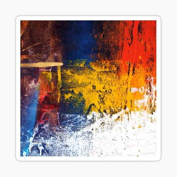 "Abstract Art" Sticker by IshitaPoint | Redbubble