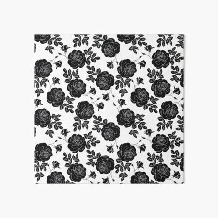 "Black Rose Pattern, Black Rose Seamless Pattern, Black Rose Pattern ...