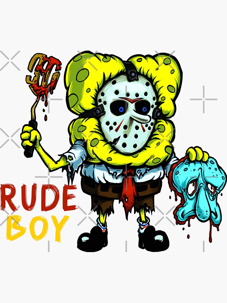 "RUDE BOY" Sticker for Sale by jahvydan | Redbubble