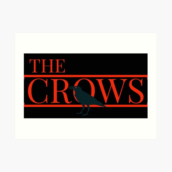 "The Crows - 6 of Crows Logo" Art Print for Sale by Global-Calming ...