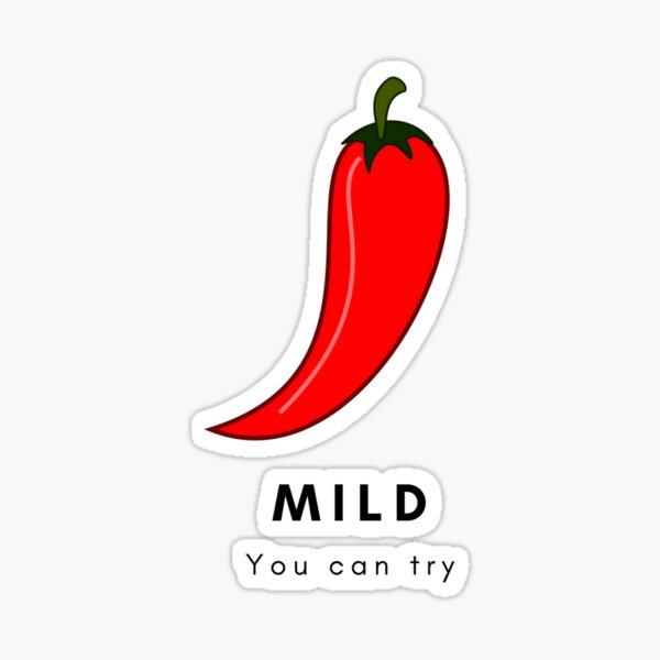 "Mild" Sticker by MJKang | Redbubble