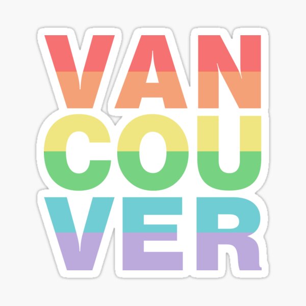 "Vancouver" Sticker for Sale by BendeBear | Redbubble
