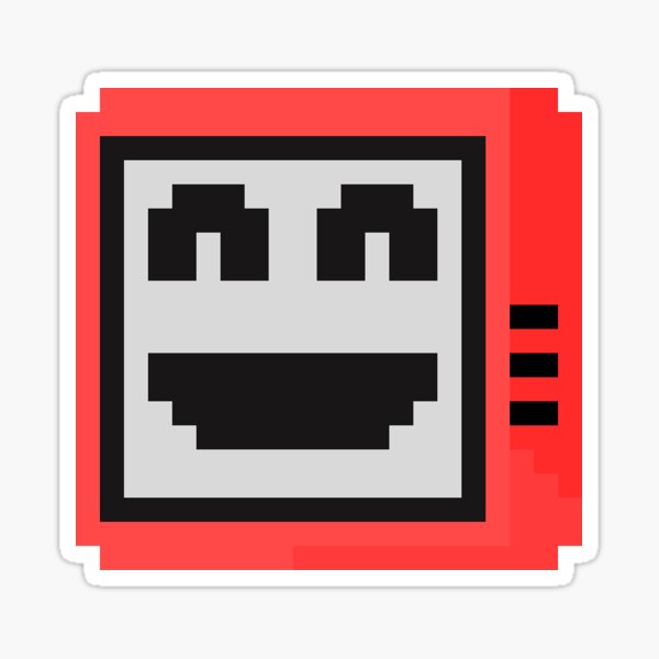 "TF2 Beep Man Happy Face Pixel Art" Sticker for Sale by ZipZipidy ...