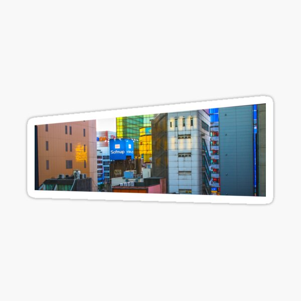 "Slice of Chiba City" Sticker for Sale by Reynaldo-Create | Redbubble