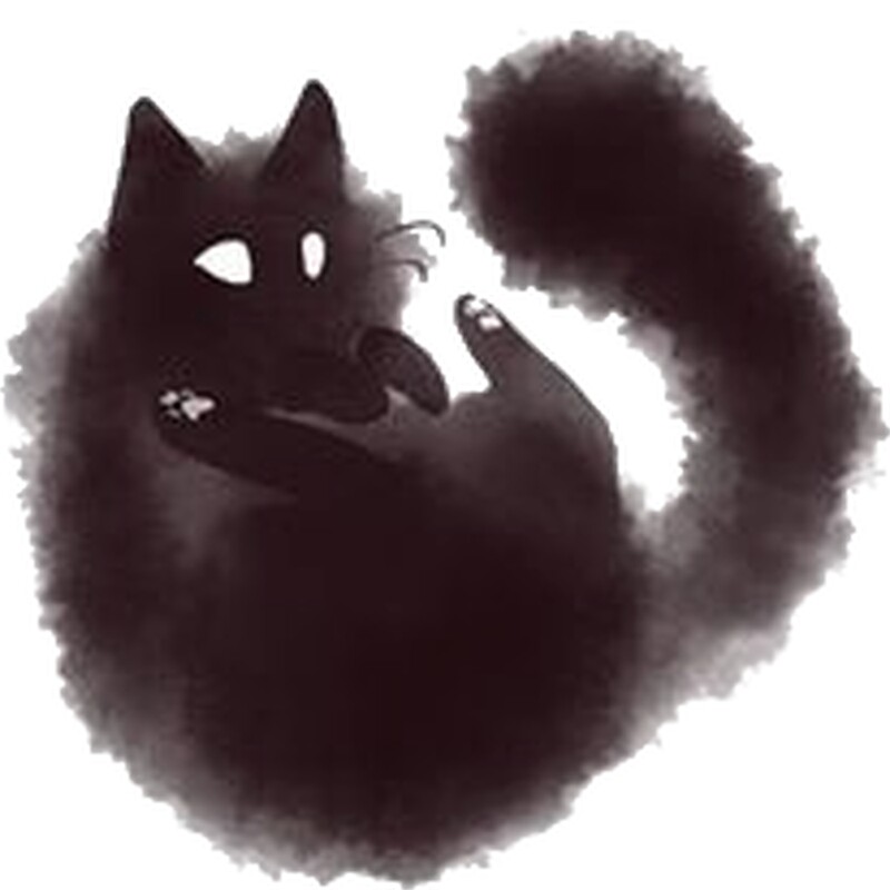 Fluffy Cat: Stickers | Redbubble