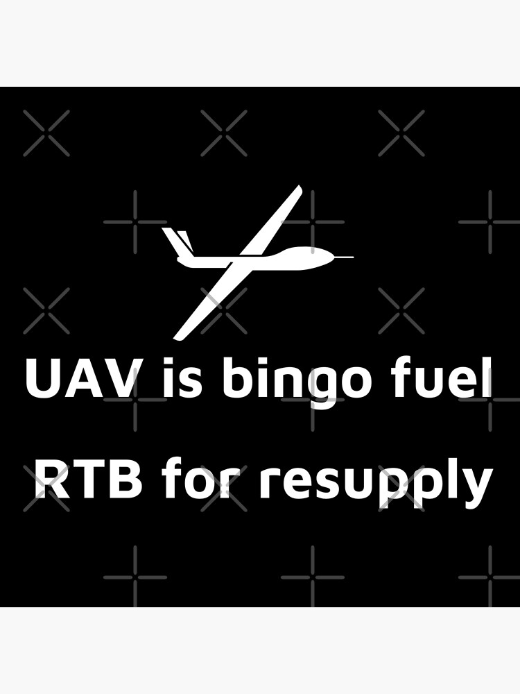 "UAV is bingo fuel RTB for resupply | COD Warzone" Poster for Sale by ...
