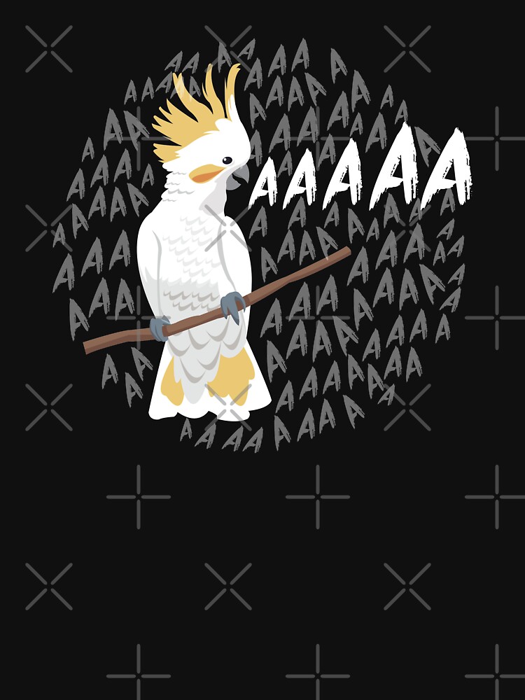 "Crazy Screaming Cockatoo, Bird Keeper White Cockatoo, Zoo Crew Parrot ...