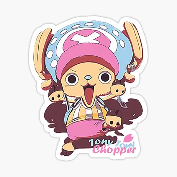 "tony chopper " Sticker by BrightlyBlacker | Redbubble