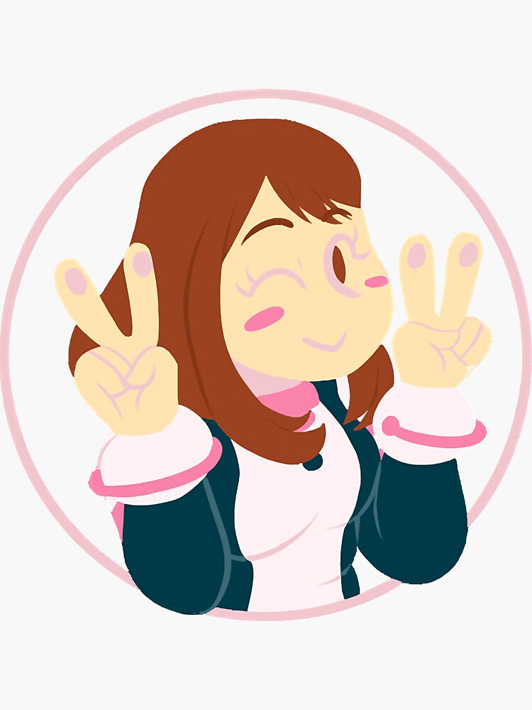 "Uravity - Boku No Hero Academia " Sticker for Sale by RajanOsiah ...