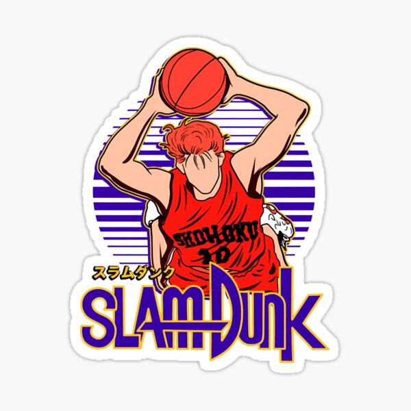 "Slam Dunk " Sticker for Sale by BrightlyBlacker | Redbubble