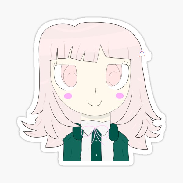 "Chiaki Nanami" Sticker for Sale by crownedcryptid | Redbubble